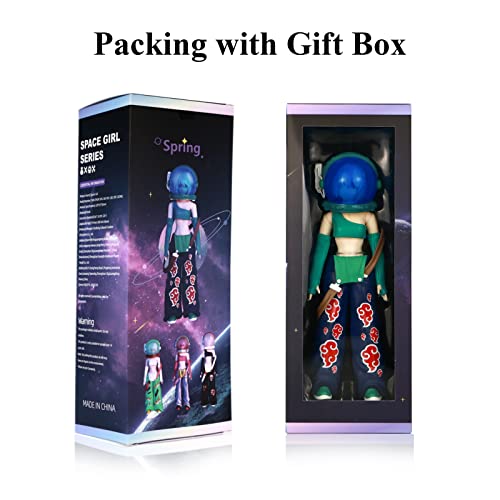 YDDZZM Space Girl Series Figure, 8.6 inch Action Figure Gift Doll Collection for Boys and Girls (Spring)