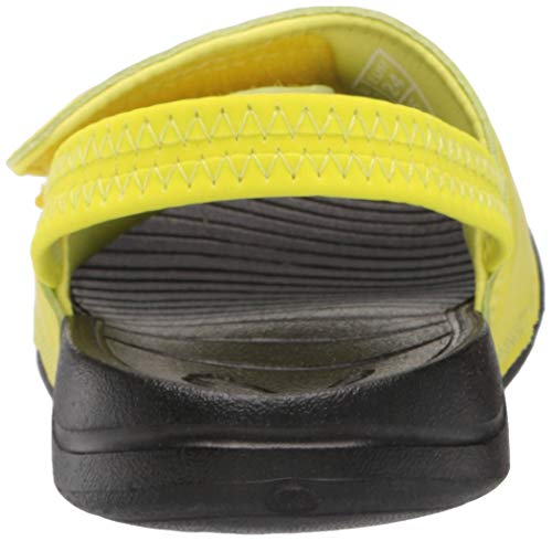 PUMA unisex child Popcat 20 Backstrap Slide Sandal, Puma Black-sulphur Spring, 8 Toddler US