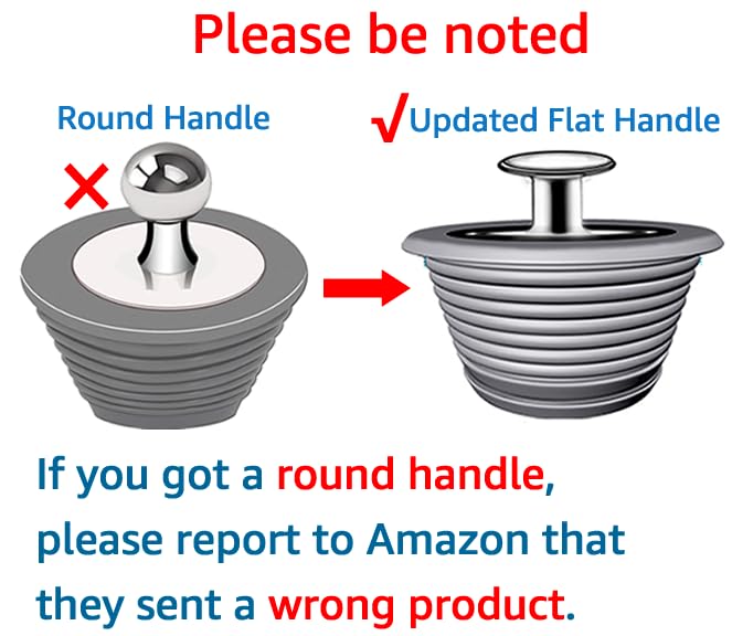 Upgrade Bathtub Drain Stopper, Tub Stopper, Bathtub Drain Plug, Universal Bathroom Sink Stopper, Bath Tub Stopper, Drain Cover Shower Accessories Replacement Jets Faucet Home Topper(Patent Pending)