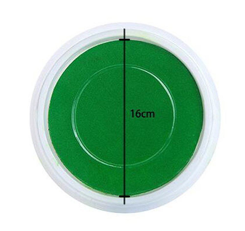 Myboree Washable Large Ink Pads for Kids Crafts Projects Rubber Stamps 12 Colors