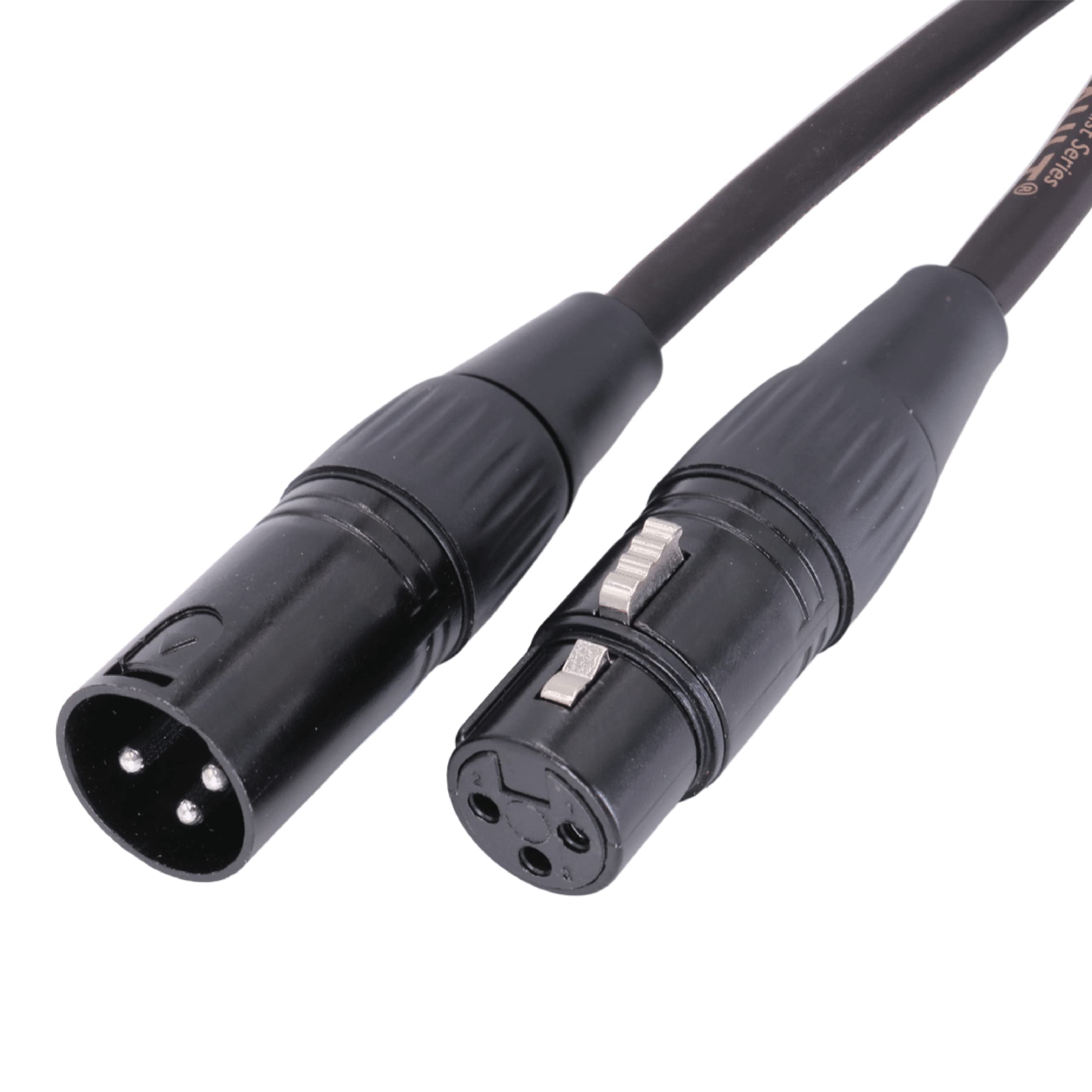 Tone Vault Audio & Media XLR Cables 15ft (1Pack), XLR Male to Female Mic Cable, 3 Pin Spiral Copper Duel 100% Shielded Microphone Cable with Oxygen Free Copper (OFC) Mic Cord for Amplifiers & Speakers