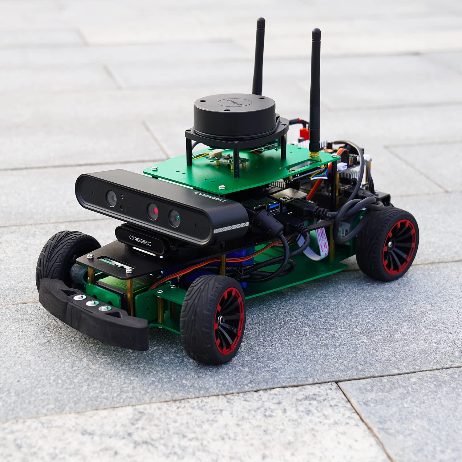 Yahboom ROS2 Jetson Xaver NX AI Smart Robotic Car Kit for Teens Adults Voice Recognition Conversation, Autopilot, Lidar Mapping Navigation Project Design(R2 Ultimate Ver with Xavier NX(8G))