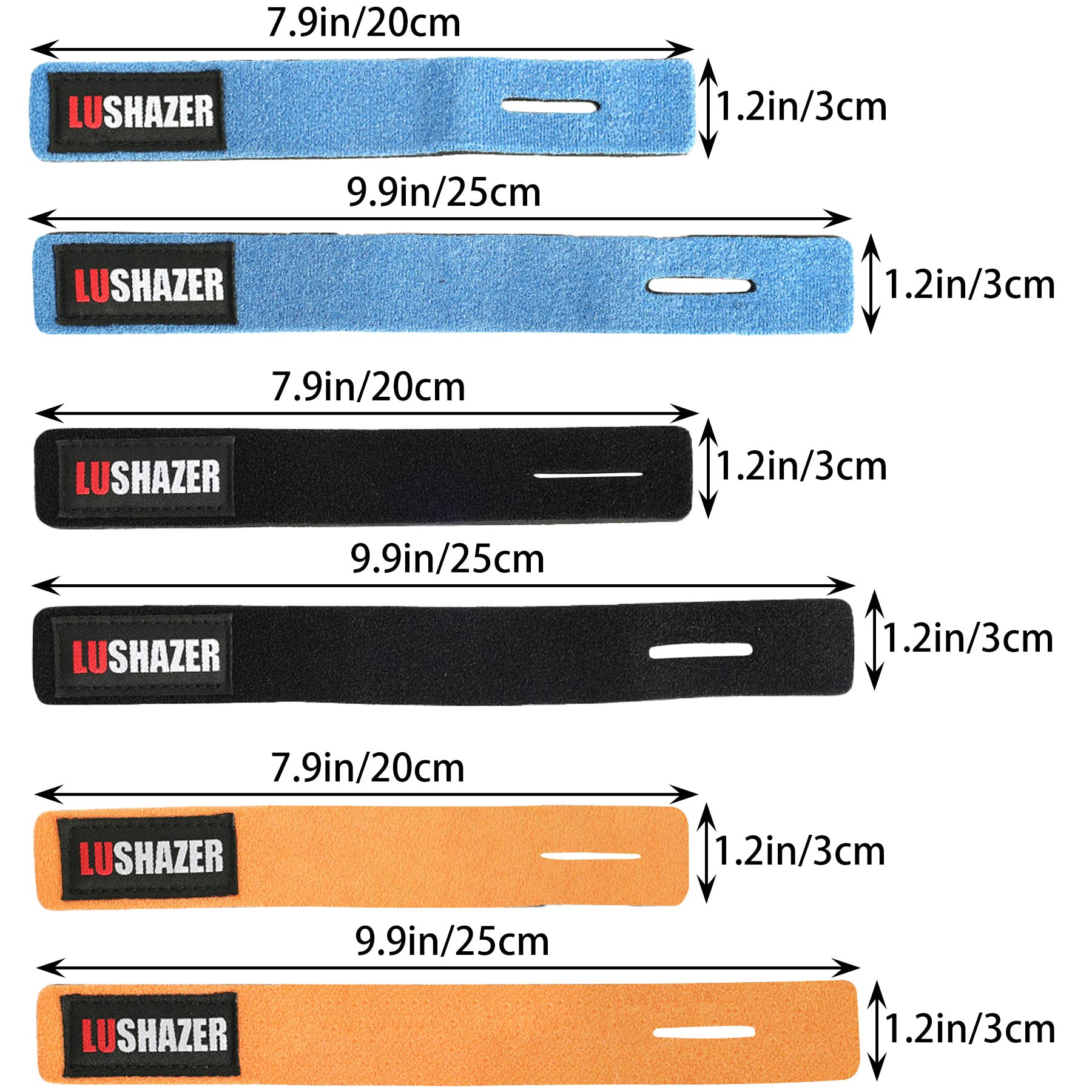 Vinfutin Fishing Rod Belt,6pcs/3packs Stretchy Rod Straps Fishing Rod Holder Belts Tie Straps for Casting Spinning Fly Telescopic Rod Fish Tackle Accessories Fixing Strap Ropes
