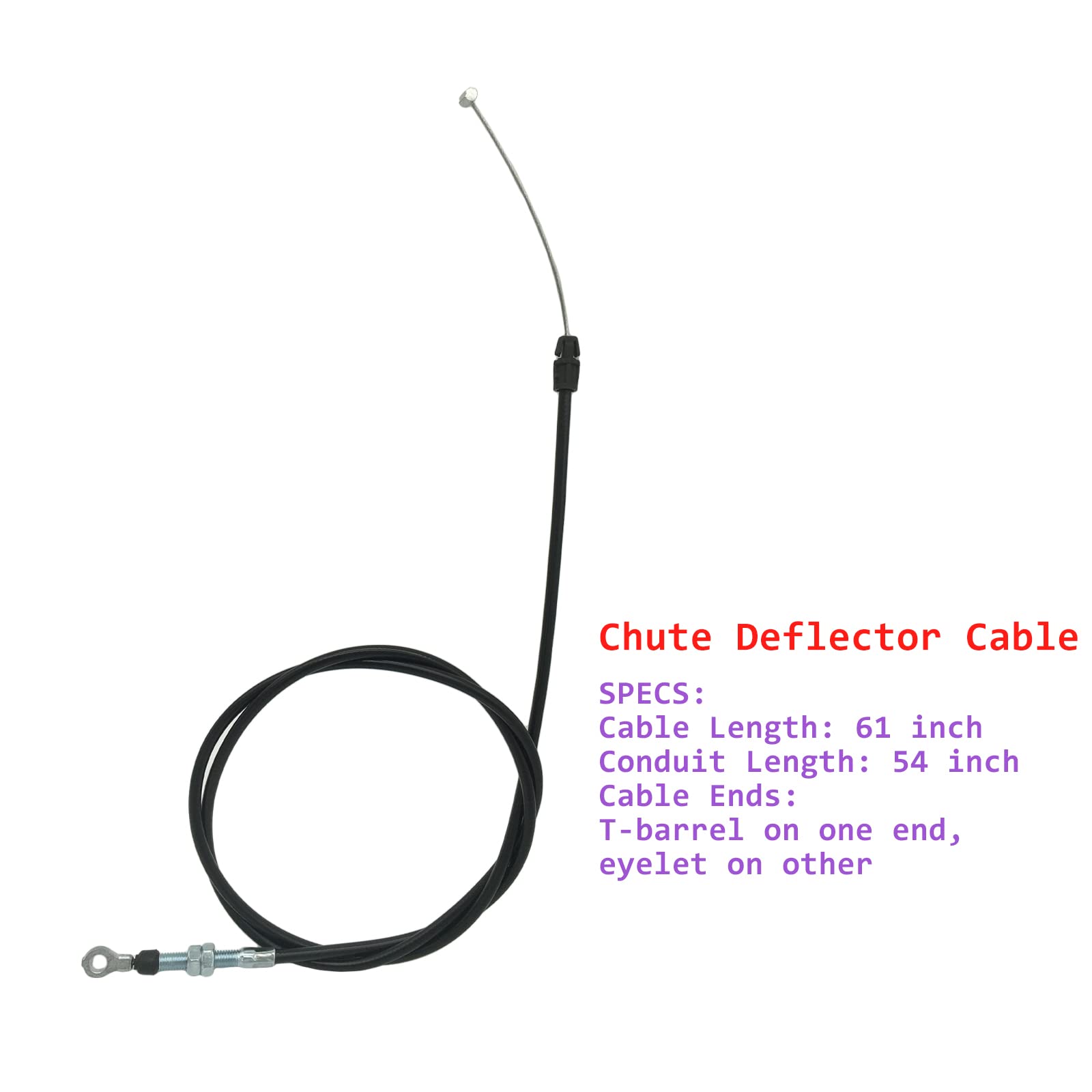 Yiekea 06900406 Snow Blower Chute Deflector Cable for Ariens Deluxe and Pro Snow Thrower Replaces 06900018