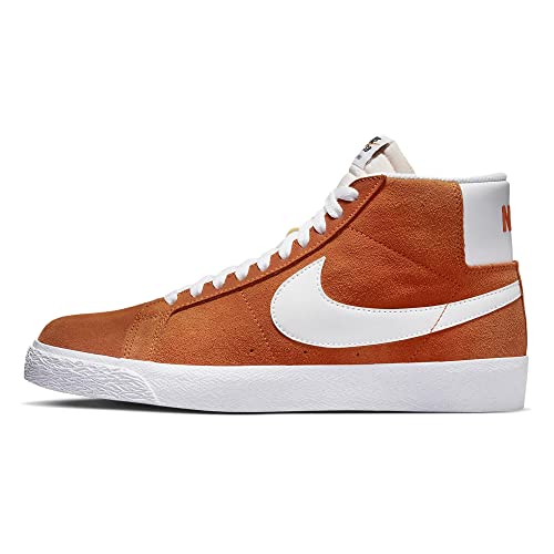 Nike Men's SB Zoom Blazer Mid Shoe (Safety Organge/White, us_Footwear_Size_System, Adult, Men, Numeric, Medium, Numeric_10)