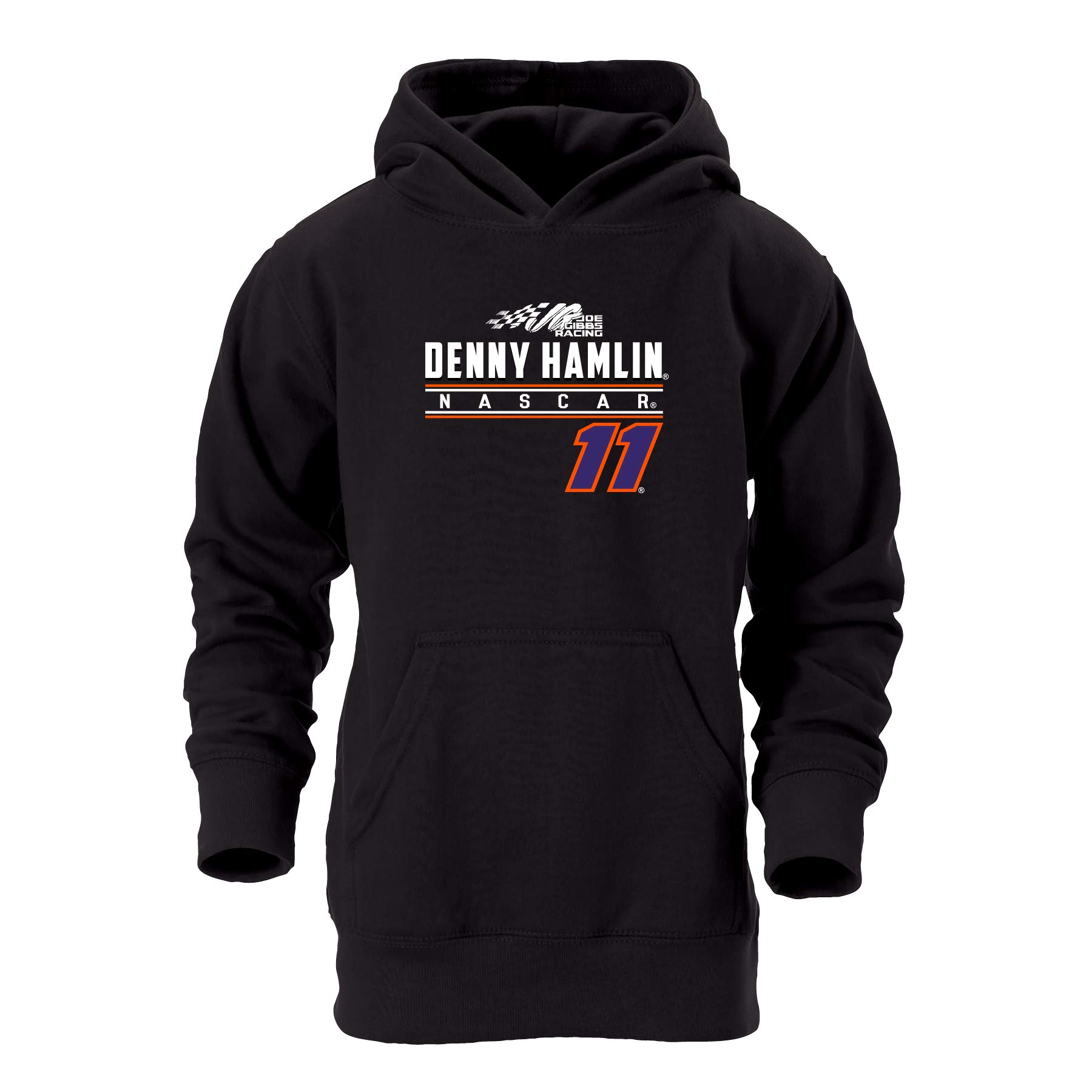 Ouray Sportswear NASCAR Youth Go-To Hood Denny Hamlin, Black, Medium