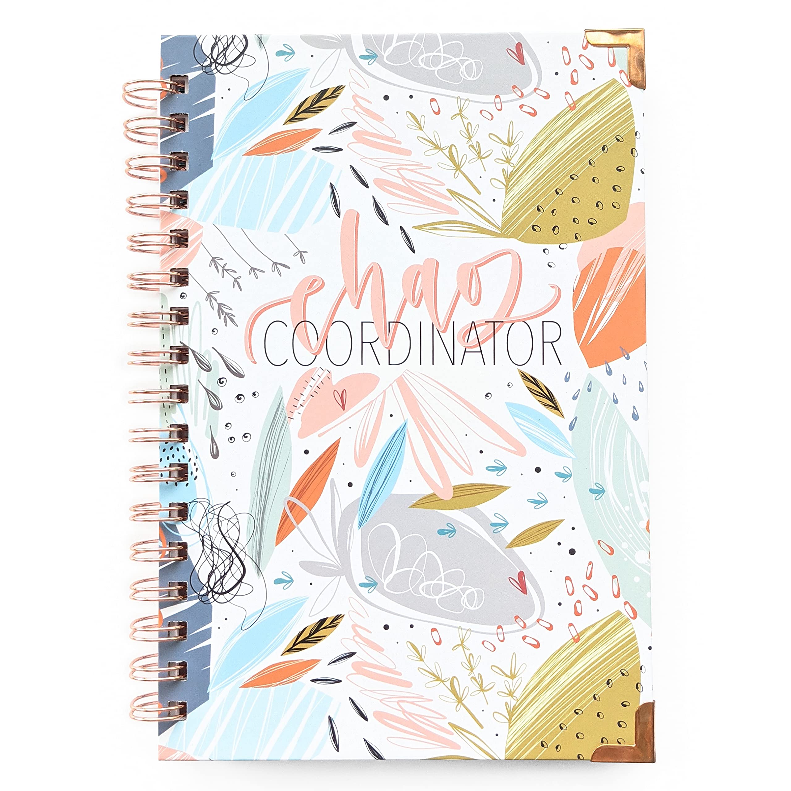 To Do List Notebook - Chaos Coordinator by June & Lucy (Rose Gold Spiral & Corner Protectors)
