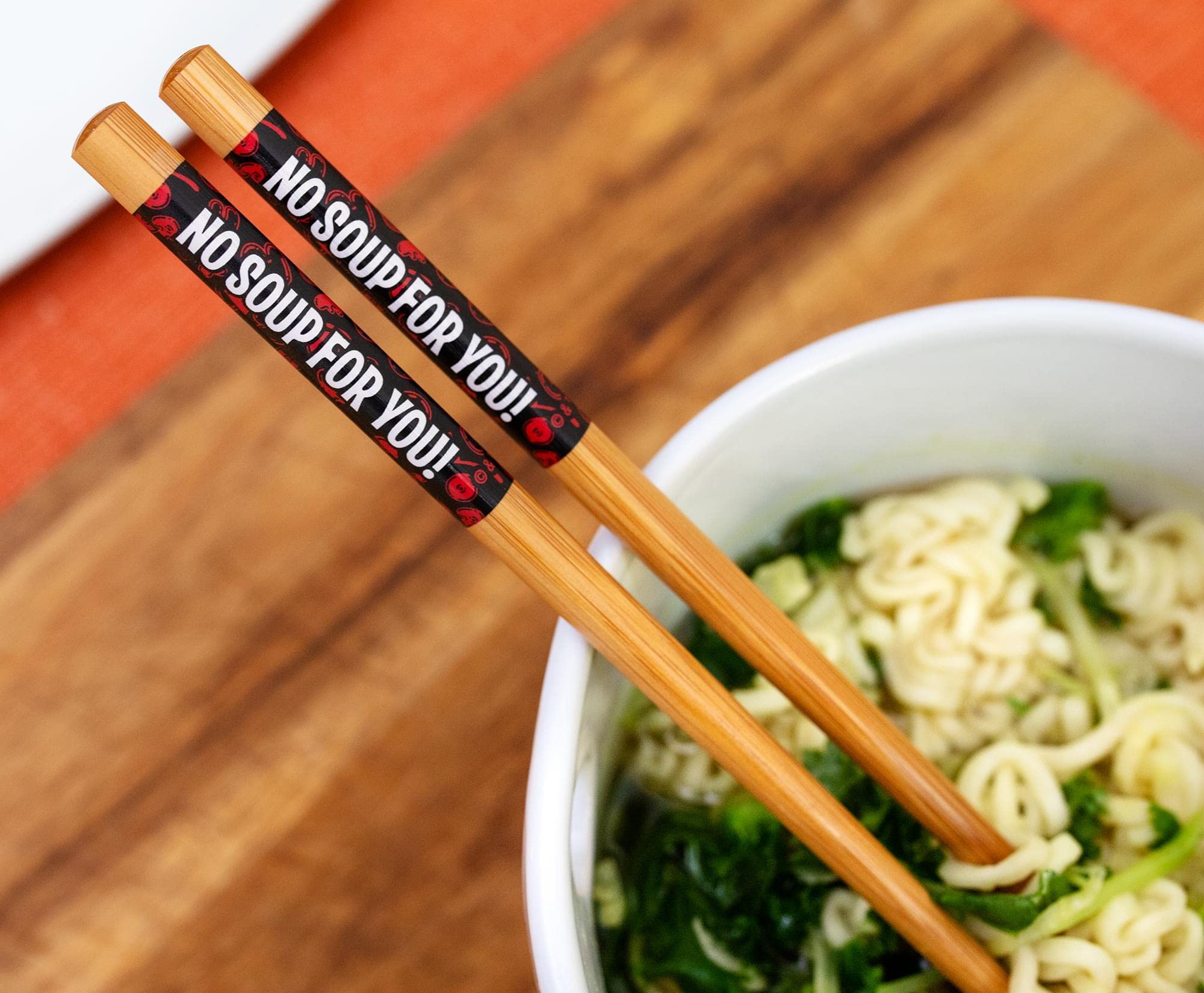 Toynk Seinfeld No Soup For You 20-Ounce Ramen Bowl and Chopstick Set
