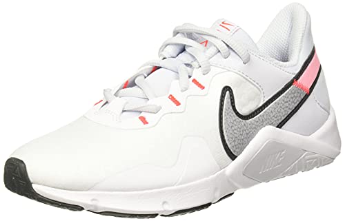 Nike Womens Legend Essential 2 Running Trainers, Football Grey/Dk Smoke Grey, 10 M US