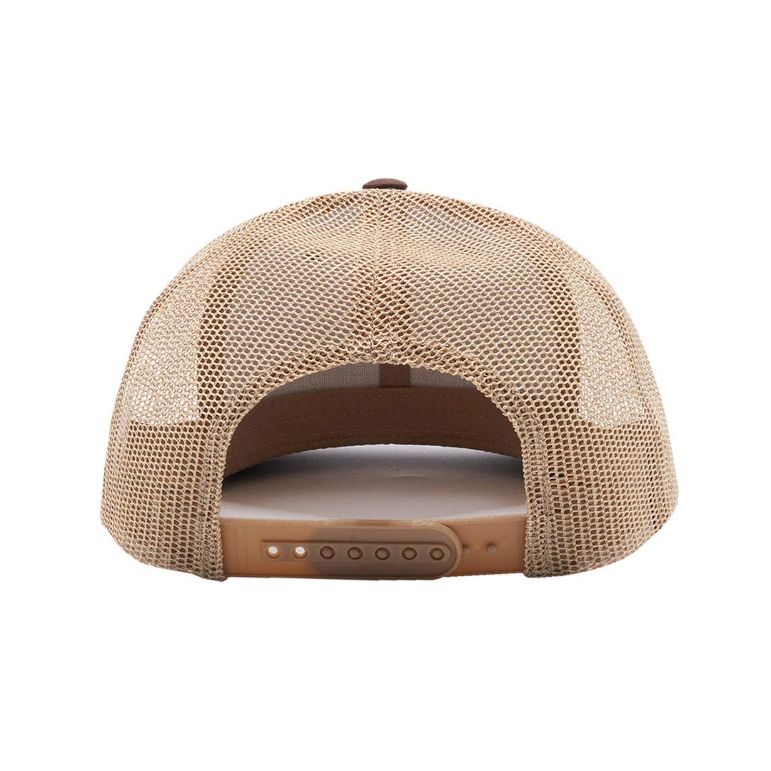 Pit Bull Cambridge PB222 Meshback Trucker Hat Cap Dark Denim/Beige