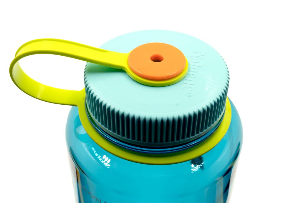 Nalgene Sustain Tritan BPA-Free Water Bottle Made with Material Derived from 50% Plastic Waste, 32 OZ, Wide Mouth