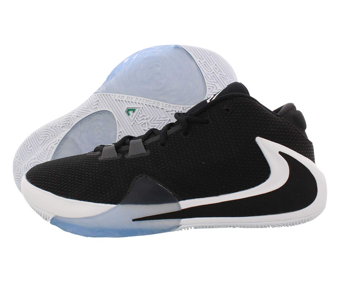 Nike Zoom Freak 1, Black / Black-white-lucid Green, 13.5 Women/12 Men