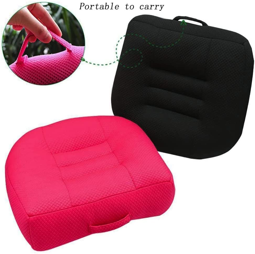 ZODIFEVI Car Booster Seat Cushion Driver Posture Cushion Heightening Height Boost Mat Portable Car Seat Pad Ideal for Office, Home (Blue)