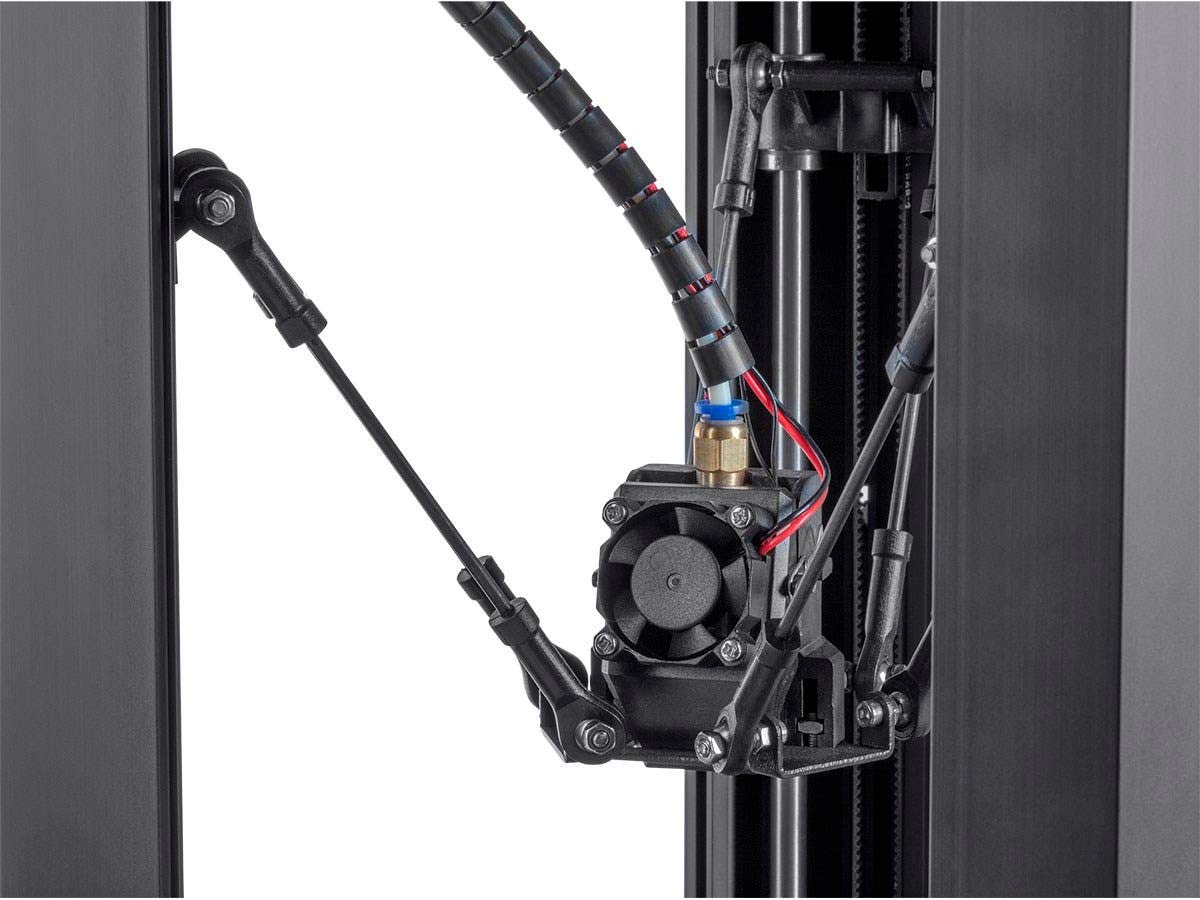 Monoprice Mini Delta v2 3D Printer (110 x 120mm) Heated Build Plate, PoloPrint Pro Wi-Fi, Auto Resume, Advanced Gcode Auto Leveling, Open Source, Works with PLA & ABS