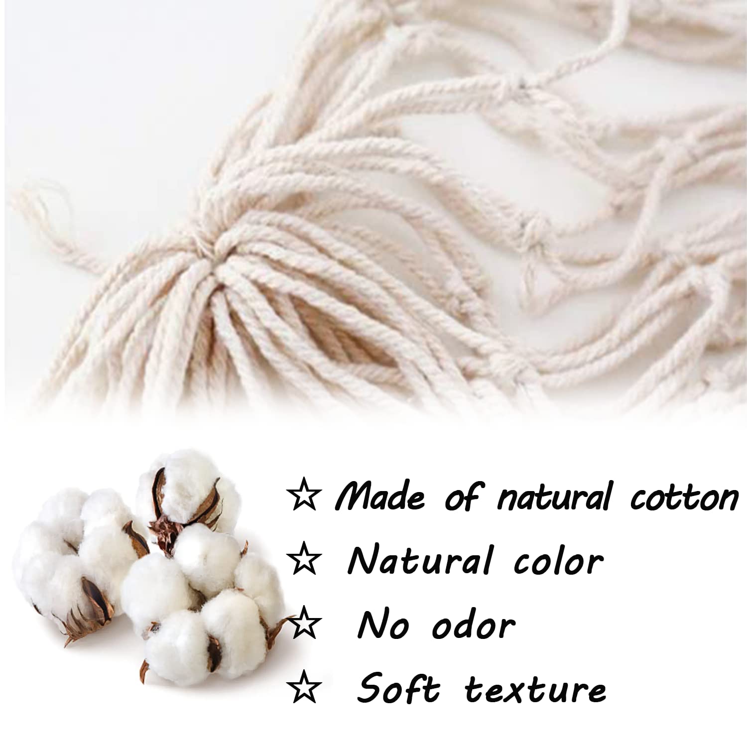 Toiclebor® Fish Net Decoration for Beach Themed Parties and Home Decor - 102'' x 39'' Handmade Fishing Net with 0.08 inch Diameter (8.5x3.3 ft)