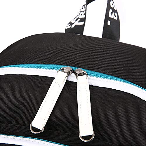 SCP Foundation Backpack USB Charging Laptop Bagpack Cartoon Bookbag Oxofrd Travel Daypacks (b)