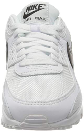 Nike Air Max 90 Womens White/Black/White Running Shoes CQ2560 101 size 9 US