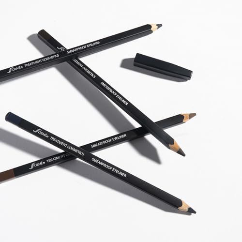 Sorme Treatment Cosmetics Smearproof Eyeliner 0.16oz | Long Lasting Black Waterproof Eyeliner Pencil | Smudge-Proof Waterline Eyeliner | Cruelty-Free and Gentle Pencil Eyeliner