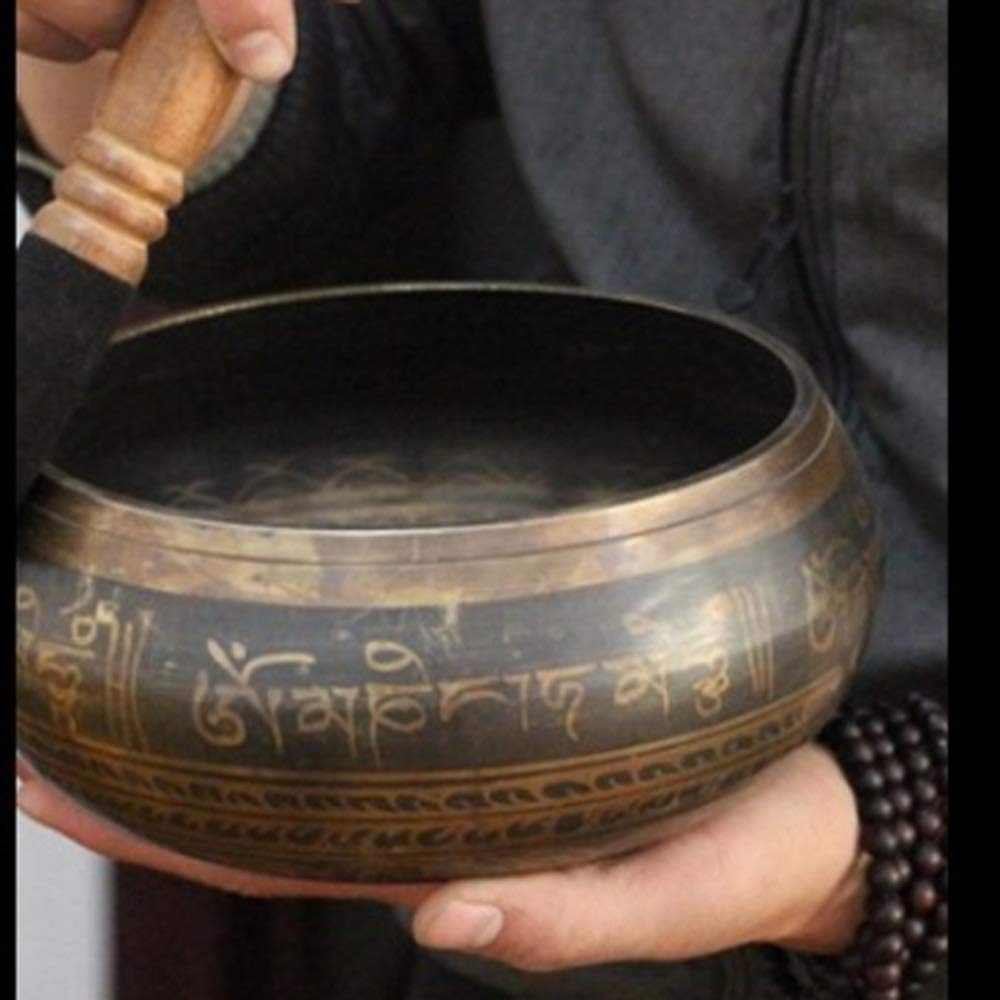 TJLSS Tibetan Bowl Singing Bowl Decoration Wall Dish Home Decoration Decoration Wall Dishes Tibetan Singing Bowl