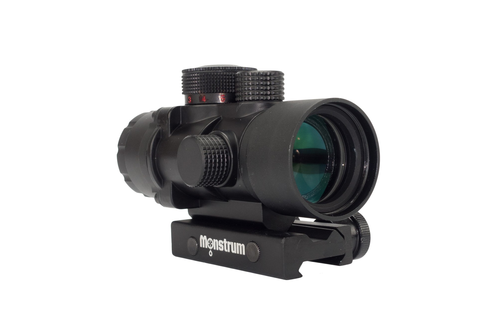 Monstrum S232P 2X Magnification Prism Scope (Black)