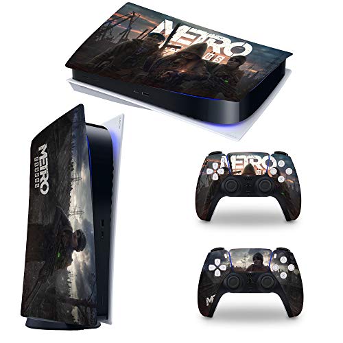 PlayStation 5 Skin Set – FPS Game - HD Printing Vinyl Skin Cover Protective for PS5 Standard Edition Console and 2 PS5 Standard Edition Controller