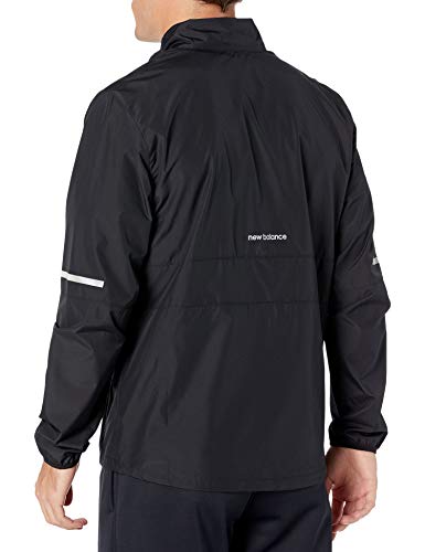 New Balance Men's Accelerate Jacket, Black , Small