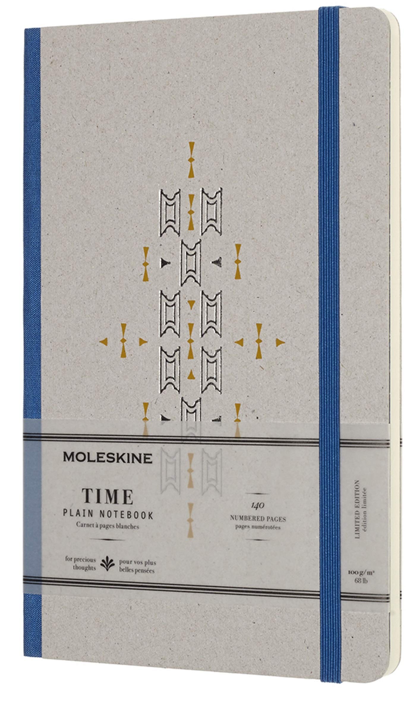 Moleskine Limited Collection Time Notebook, Hard Cover, Large (5" x 8.25") Plain/Blank, 240 Pages