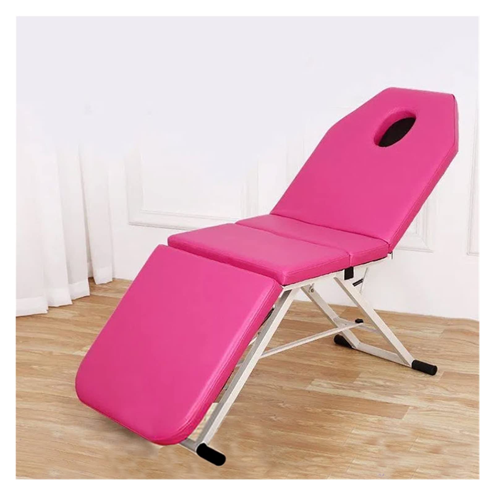 ZLXDP Folding Massage Table Massage Couch Folding-Bed Table Bed Spa Tattoo Couch Beauty Salon 4 Section Massage Table (Color : E, Size : 182 x 60c x 61cm)