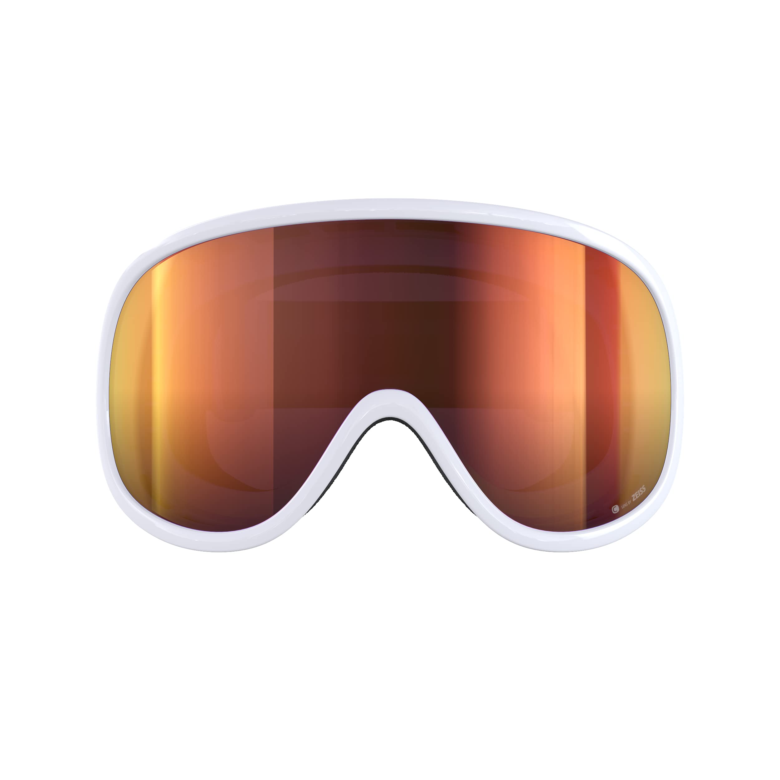 POC, Retina Big Clarity Goggles for Skiing and Snowboarding, Hydrogen White/Spektris Orange