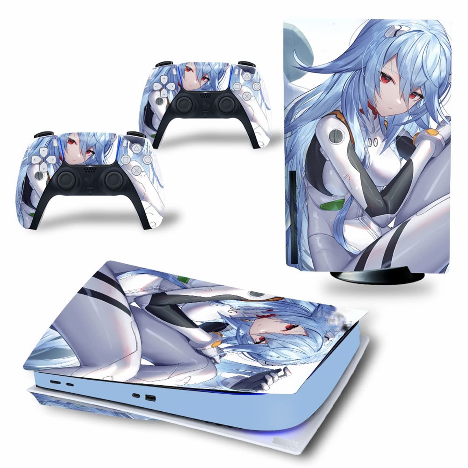 Top factory BUCEN for PS5 Skin Disc Edition & Digital Edition Console and Controller Vinyl Cover Skins Wraps Scratch Resistant, Compatible with for PS5 350745 Anti Scratch (Size : Disc Version)