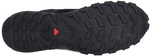 Salomon Sense Ride 4 Trail Running Shoes for Men, Black/Quiet Shade/Ebony, 12