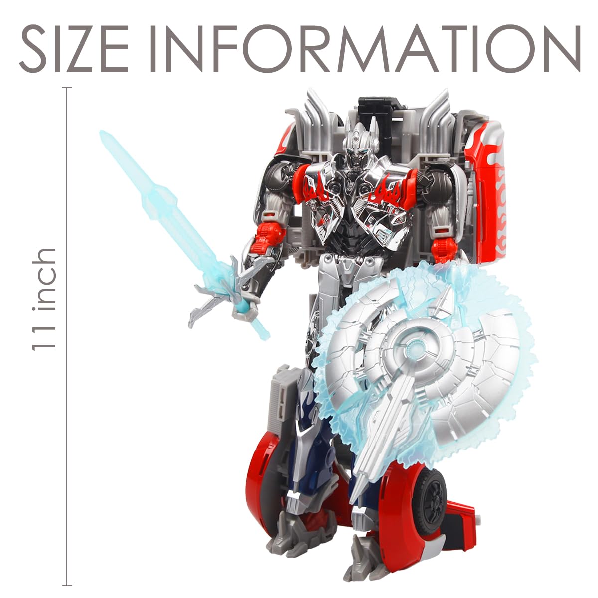 TCXDOQ Exclusive Platinum Edition Action Figure Silver Knight Optimus Prime KO Version