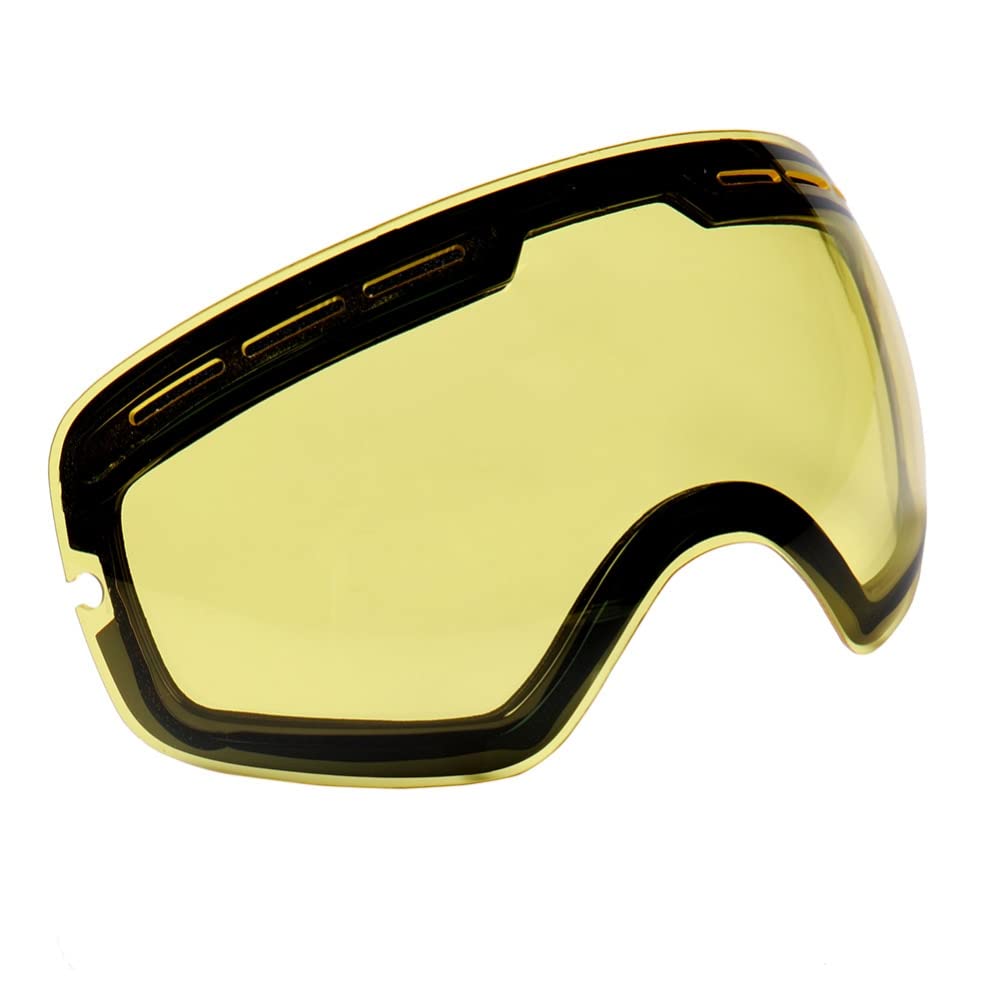 Ski Goggles Snow Goggles Double glare lenses Ski goggles Polarized professional ski glasses can be used in conjunction with other glasses (Color : A)