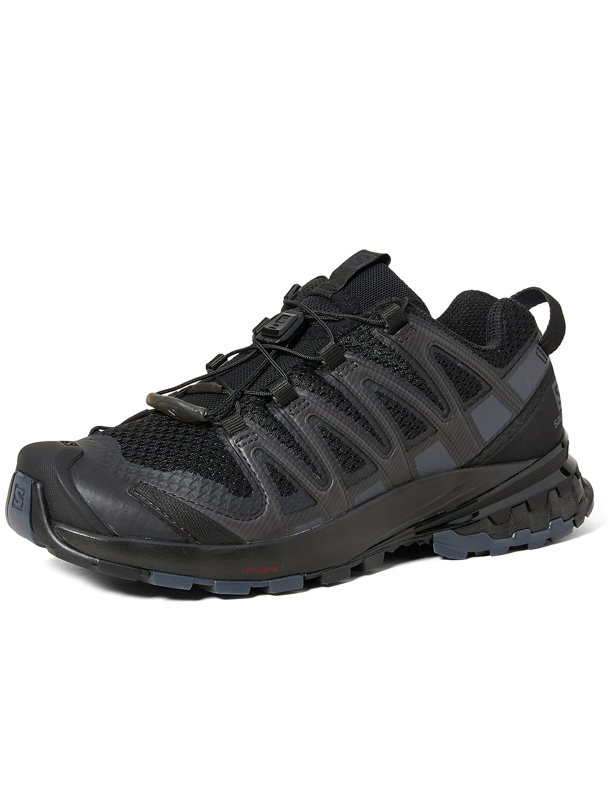 Salomon Xa Pro 3D V8 Trail Running Shoes for Women, Black/Phantom/Ebony, 9