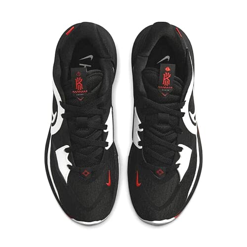 Nike Kyrie 5 Low Men's Basketball Shoes Black/White-Chile Red DJ6012-001 9.5