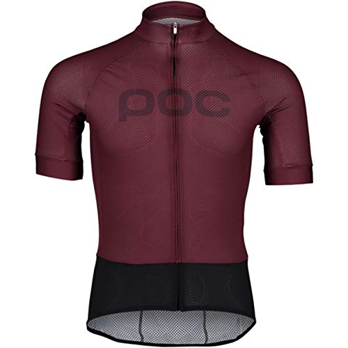 POC Essential Road Logo Jersey - Men's Propylene Red/Dark Propylene Red, L