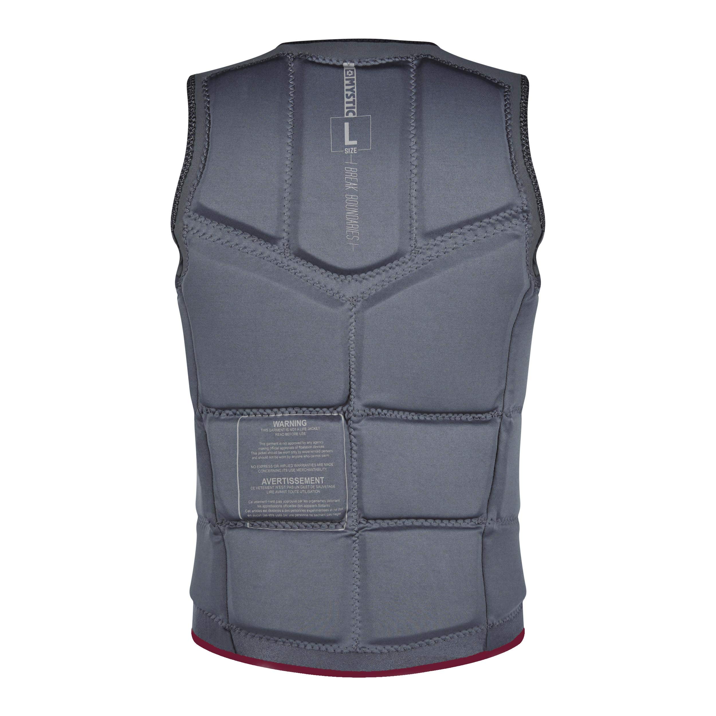 Mystic Star Wake Boarding Front-Zip Impact Vest - Petrol XXL