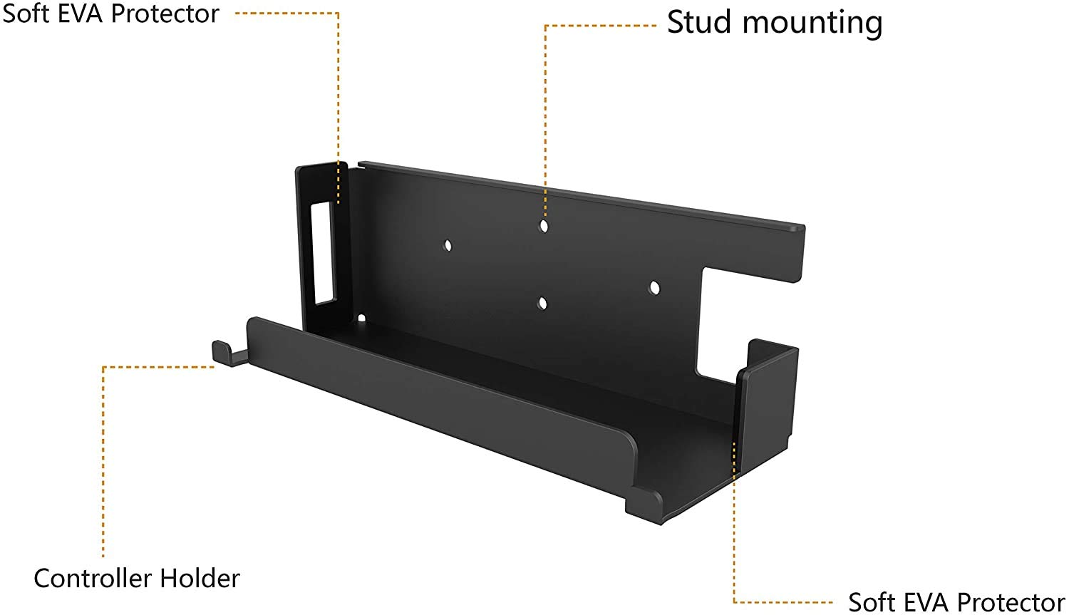 Monzlteck Wall Mount for Switch, Near Or Behind TV,Save Space,Quick Heat Dissipation, Easy to Install