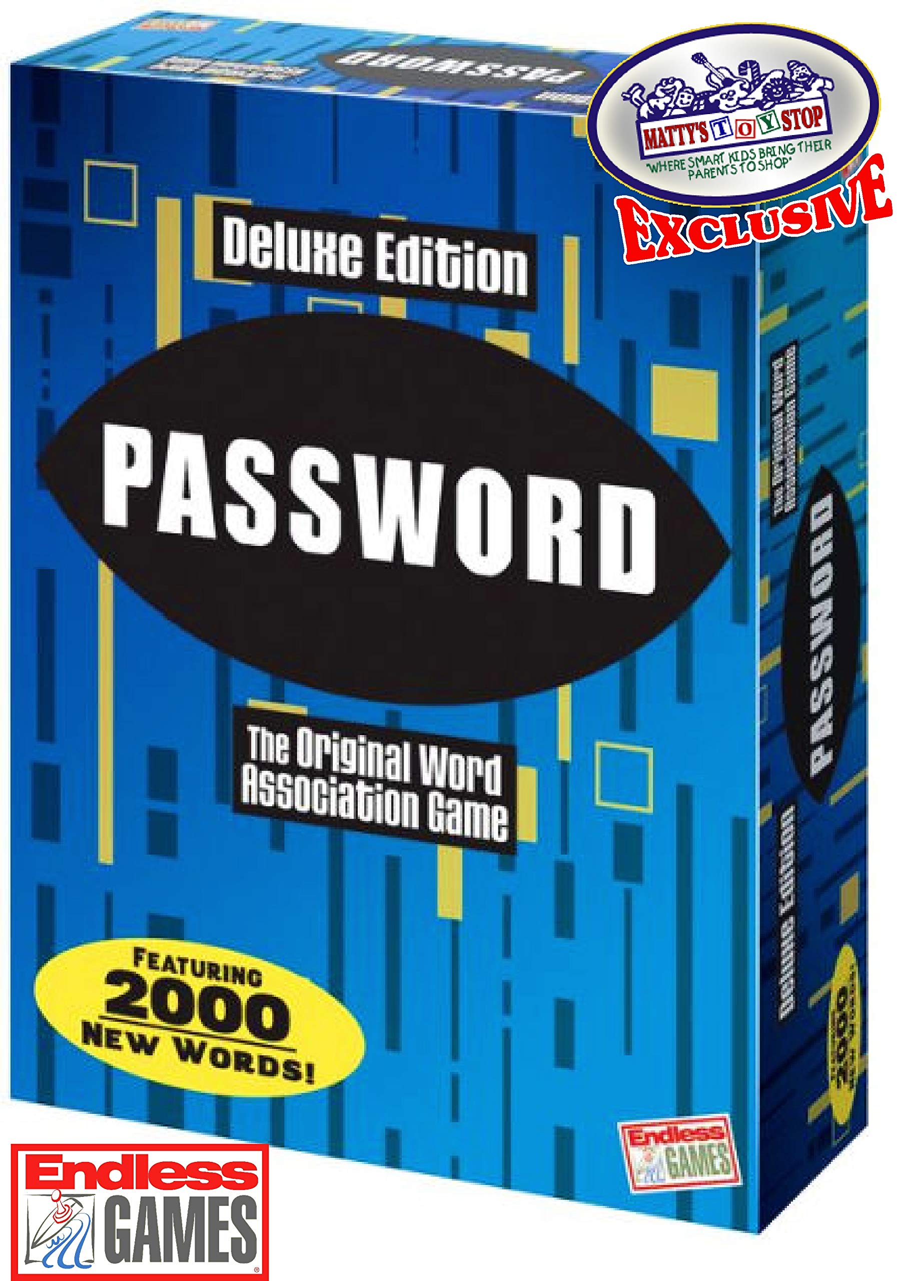 Password Deluxe Edition The Original Word Association Game with 100 Word Cards & 2,000 New Words - Matty's Toy Stop Exclusive