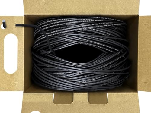Monoprice Cat5e Ethernet Bulk Cable - 1000 Feet - Gray | Network Internet Cord - Solid, 350Mhz, UTP, CMR, Riser Rated, Pure Bare Copper Wire, 24AWG