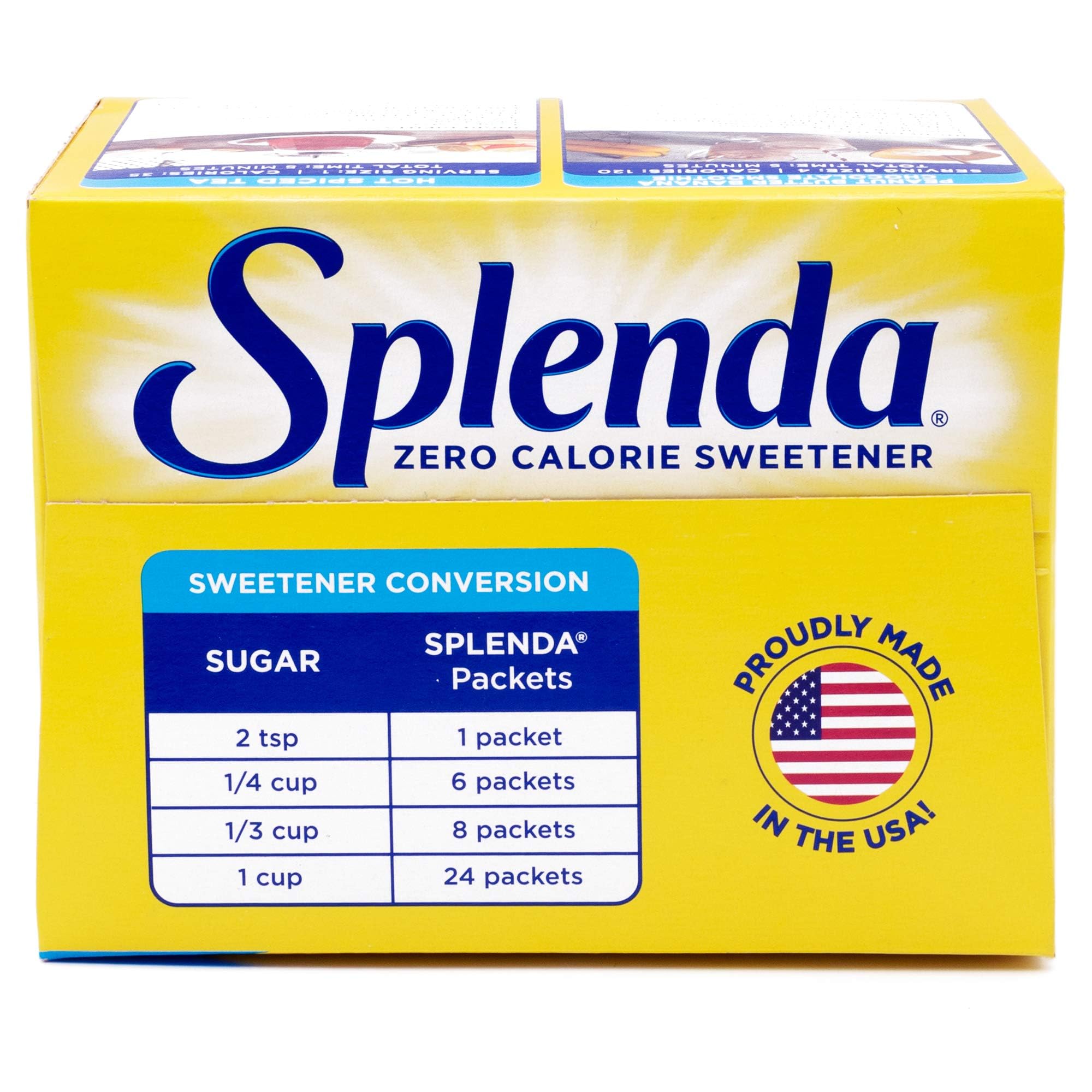 SPLENDA Zero Calorie Sweetener, 400 Count Packets