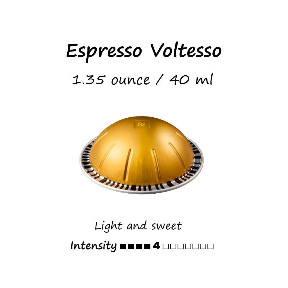 Nespresso VertuoLine (European Version) Espresso (1.35 Ounce): Voltesso, 30 Capsules, Pack of 3