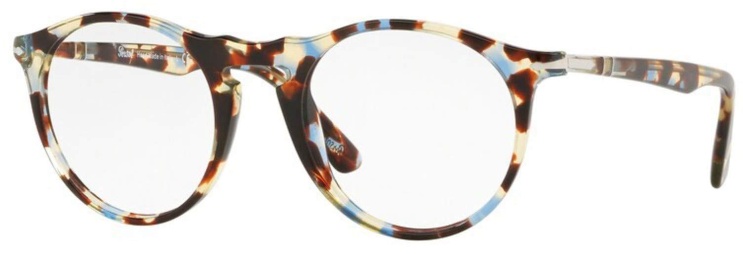Persol PO3201V Eyeglasses 1058 Azure Brown w/ Demo Lens 49mm