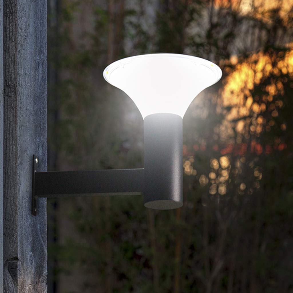 Path Lights Solar Outdoor Lighting Solar Wall Light Outdoor Waterproof LED Modern Minimalist Style Garden Light Villa Door Light Home Terrace Outdoor Wall Lamp