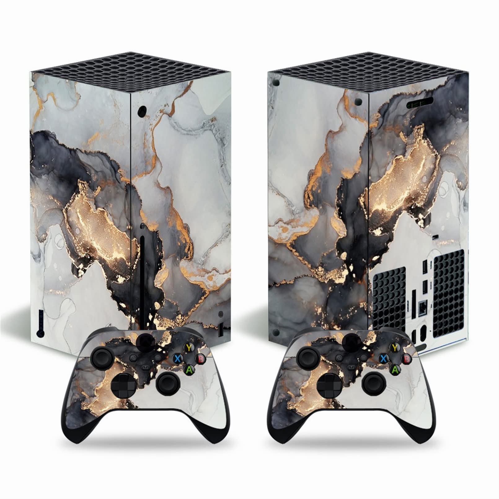 Top factory Skin Decal Protective Vinyl Skin Decal Cover for Series X Console Skins Wrap Sticker with Two Free Wireless Controller Decals 84570 Decal