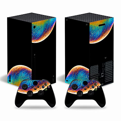 Top factory Skin Decal Protective Vinyl Skin Decal Cover for Series X Console Skins Wrap Sticker with Two Free Wireless Controller Decals 1443 Decal