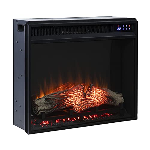 SEI Furniture 23β Touch Screen Electric Firebox w/Remote Control, Black