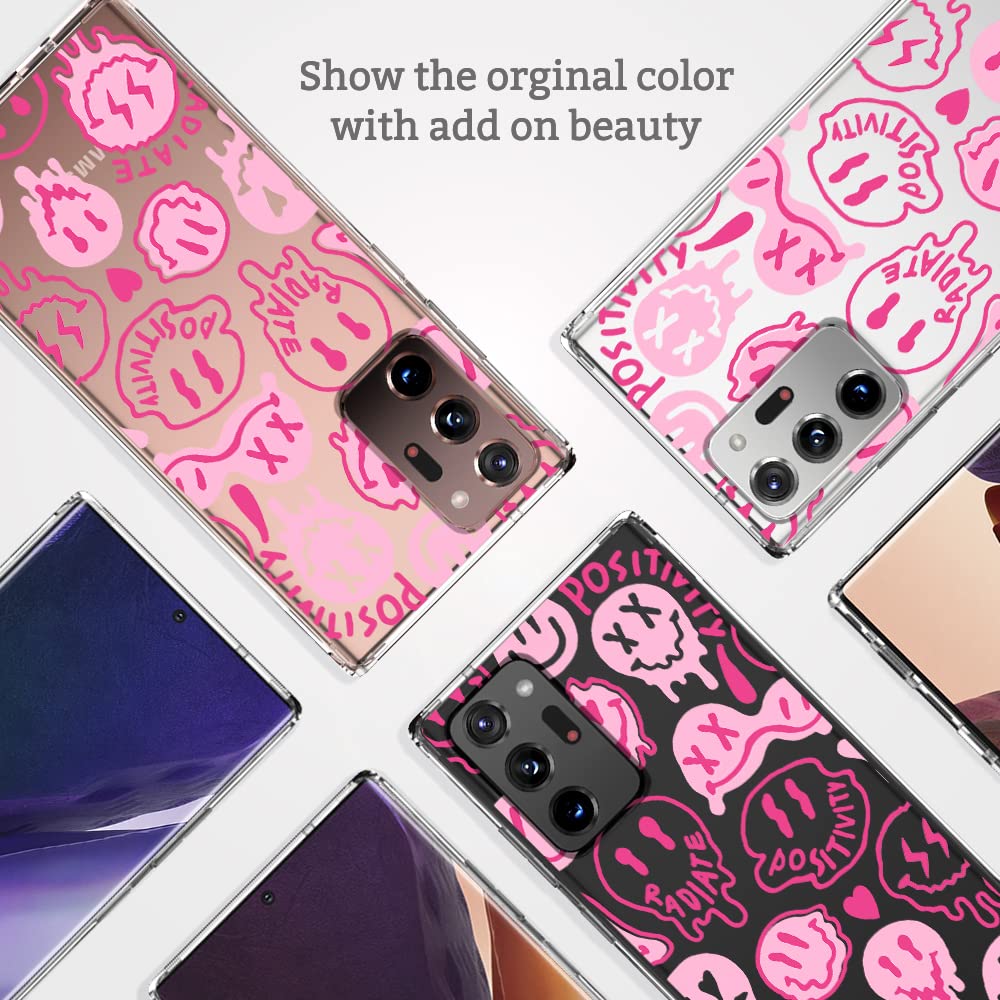 MOSNOVO Designed for Galaxy Note 20 Ultra Case, [6.6 FT Military Grade Drop Protection] Clear Shockproof Phone Cover for Samsung Galaxy Note 20 Ultra 5G - Floral Garden
