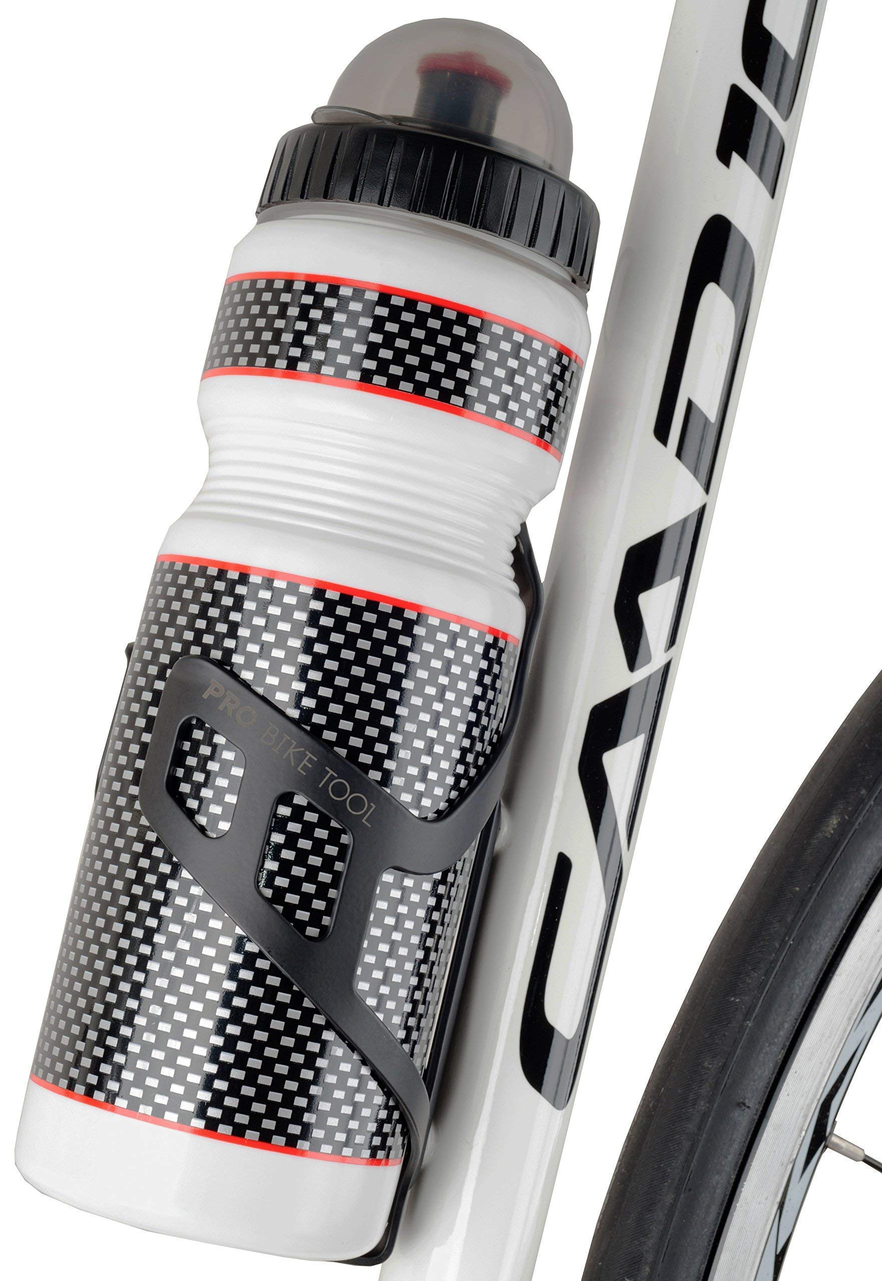 PRO BIKE TOOL Insulated Bike Water Bottle + Bicycle Water Bottle Bundle - for Road or Mountain Bikes