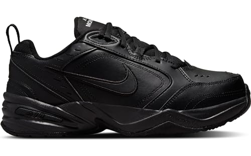 Nike Men's Air Monarch IV Cross Trainer, Black/Black, 8.5 X-wide US
